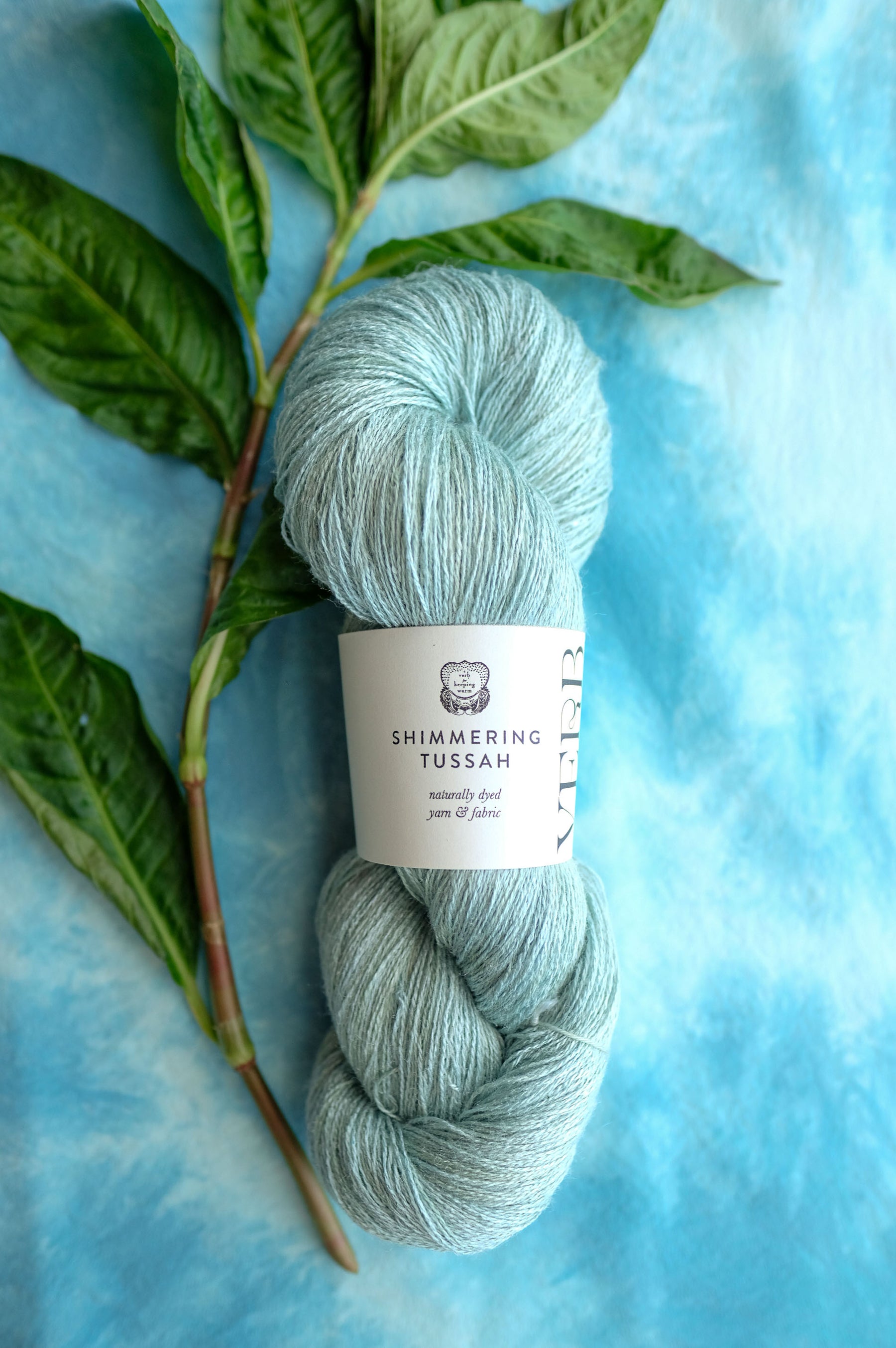 Fresh Leaf Indigo: Shimmering Tussah
